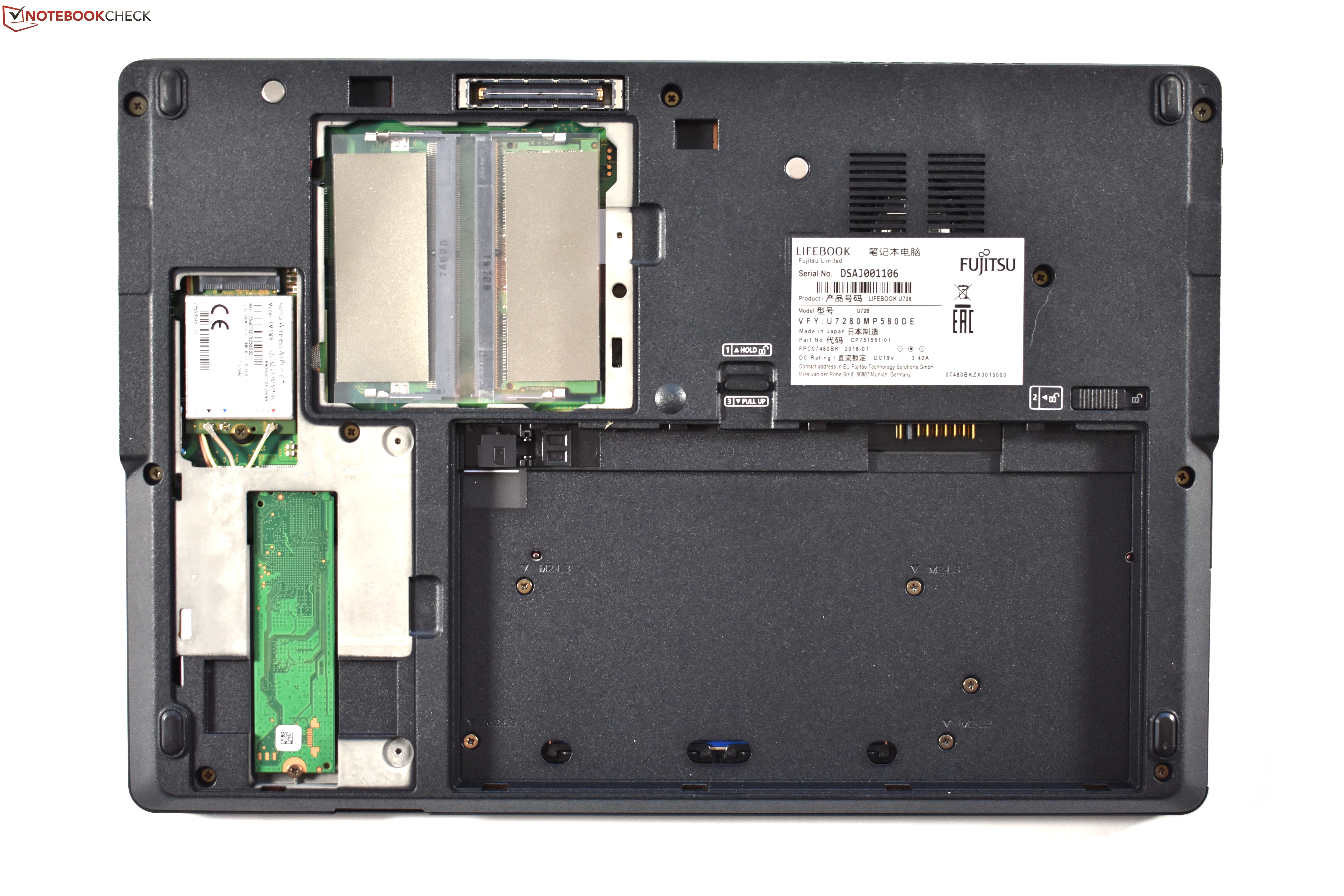 Fujitsu LifeBook U728 (i5-8250U, FHD) Laptop Review - Notebookcheck.fr