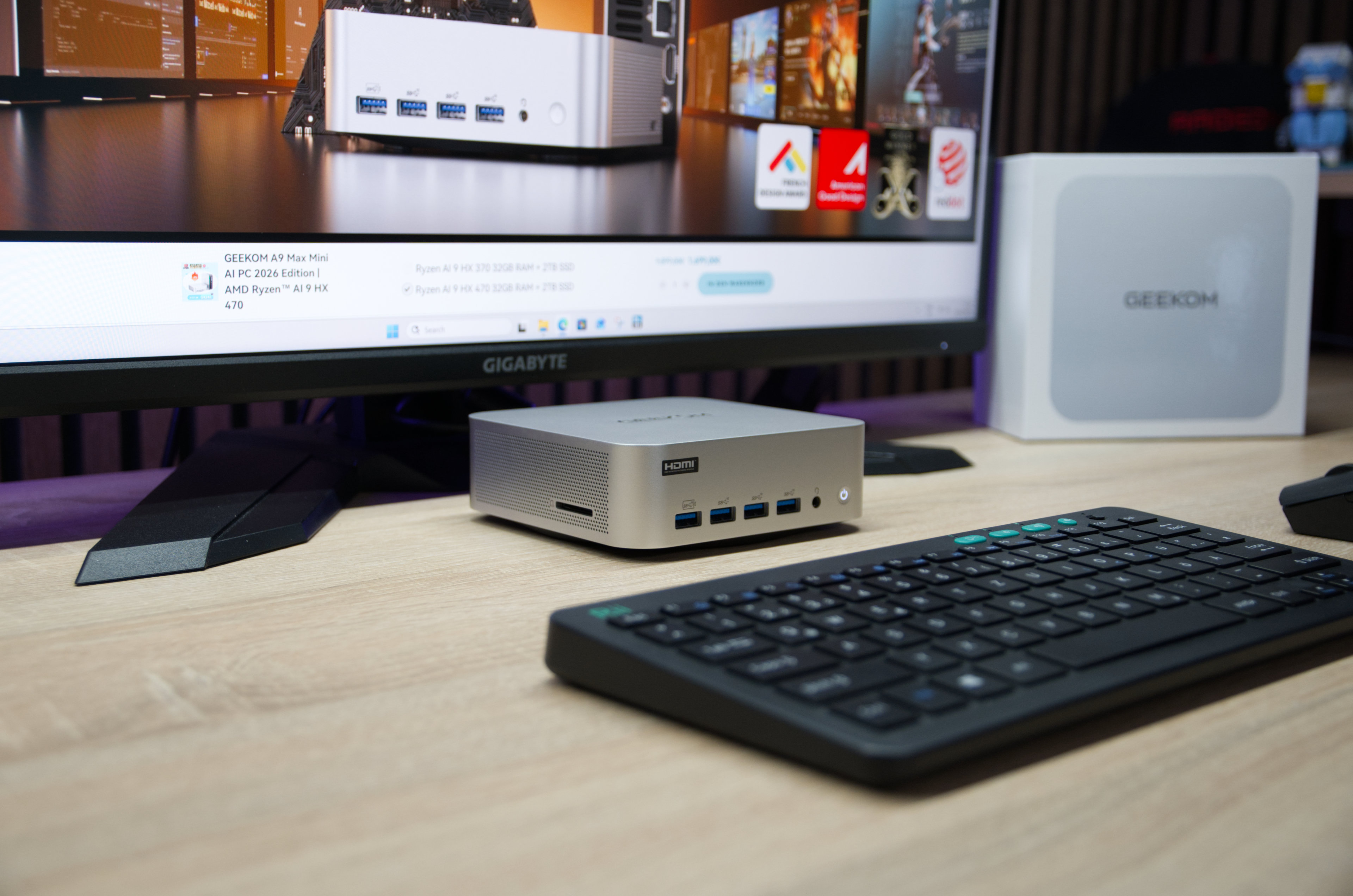 Revue du mini PC Geekom A9 Max : La nouvelle puce Ryzen AI n'est pas à ...