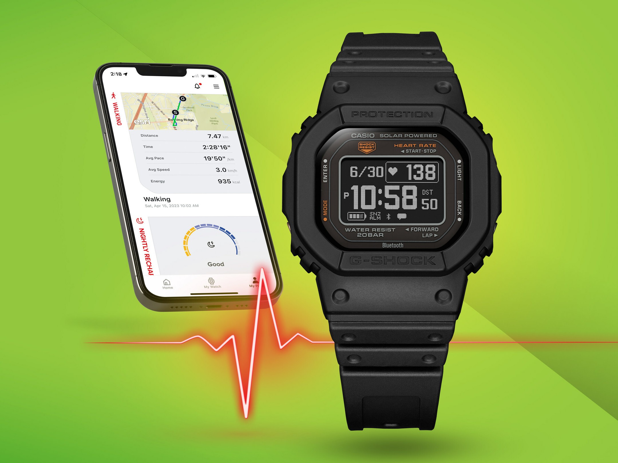 La smartwatch Casio G-SHOCK MOVE DWH5600 est désormais disponible aux ...