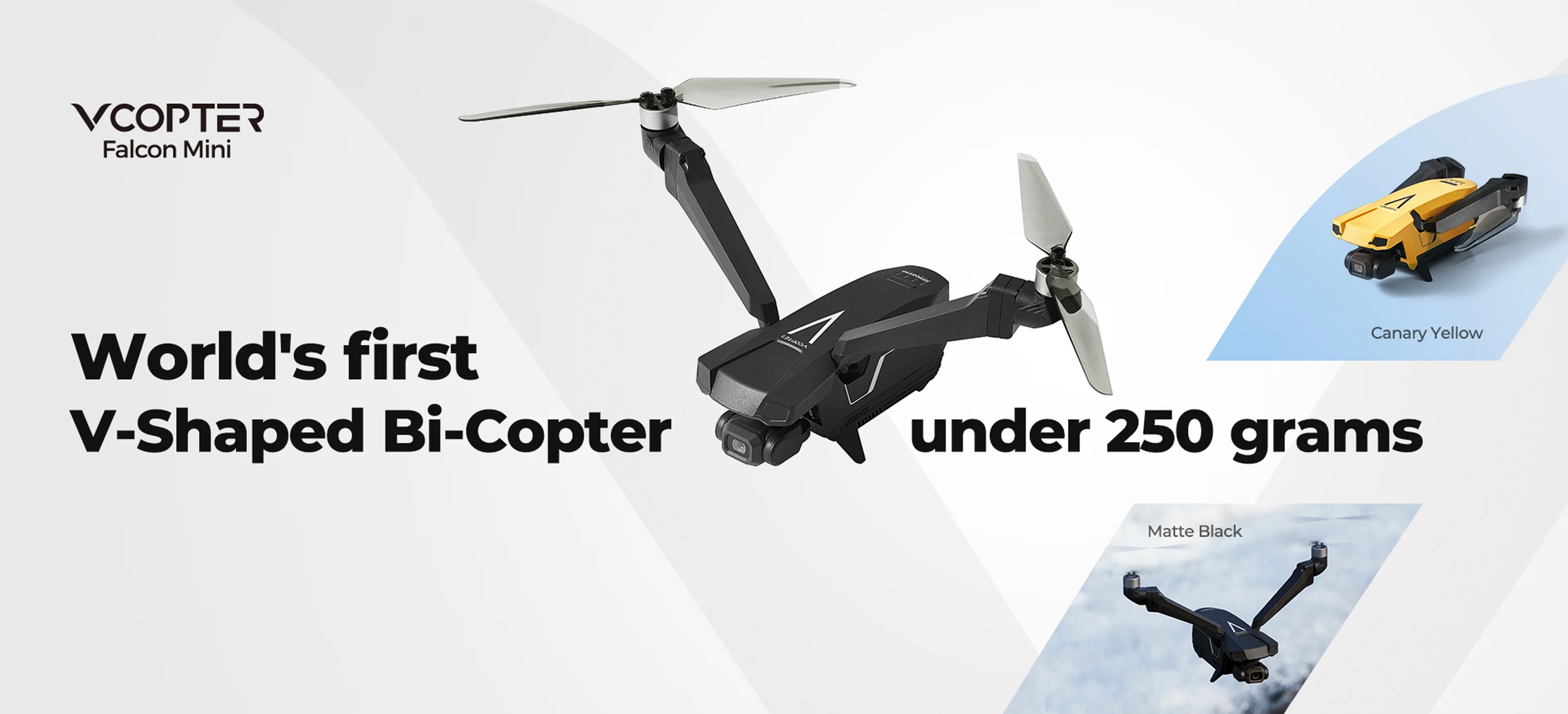 V-Copter Falcon Mini se prépare à lancer un nouveau drone bi-coptère ...