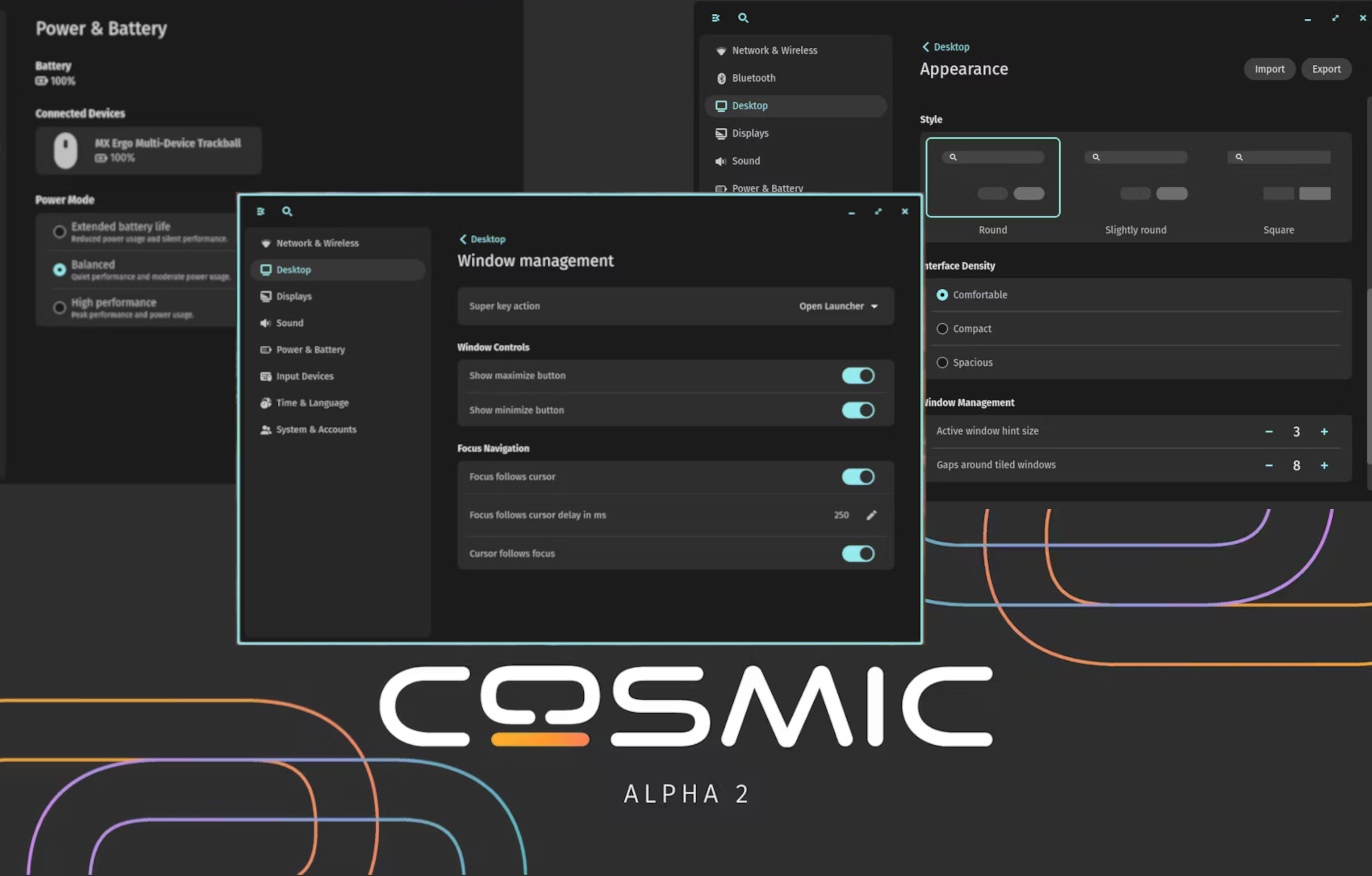 La nouvelle mise à jour Cosmic DE Alpha 2 ajoute un grand nombre d ...