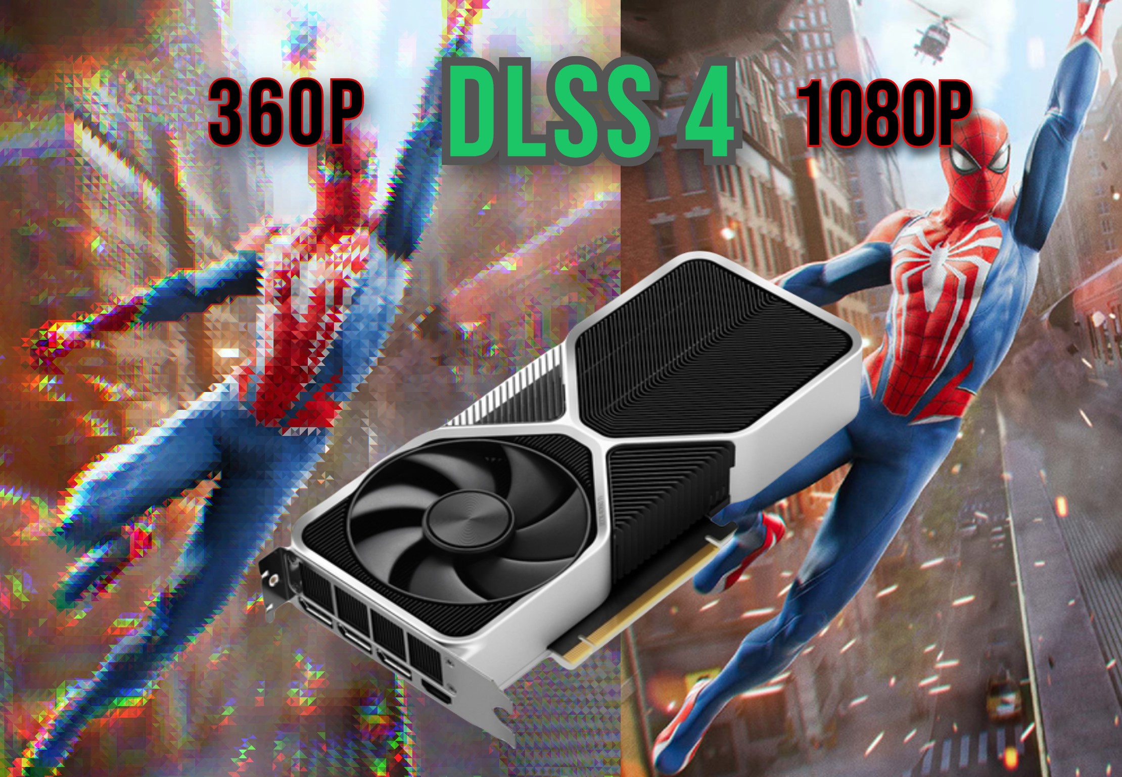 De 360p à 1080p avec DLSS 4 : Marvel's Spider-Man 2 PC atteint 90 FPS ...