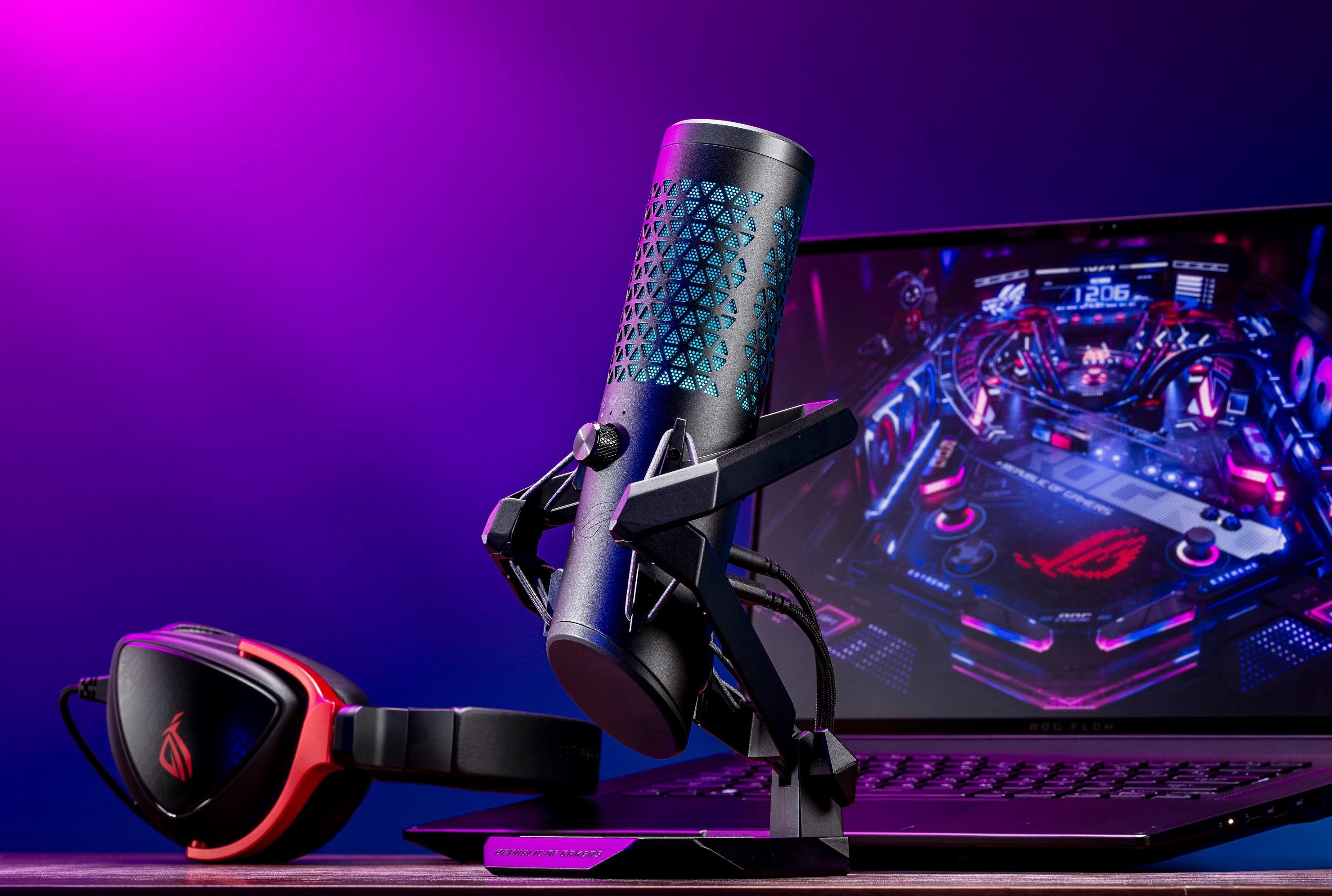 Asus ROG Carnyx : microphone gaming de qualité studio avec éclairage ...