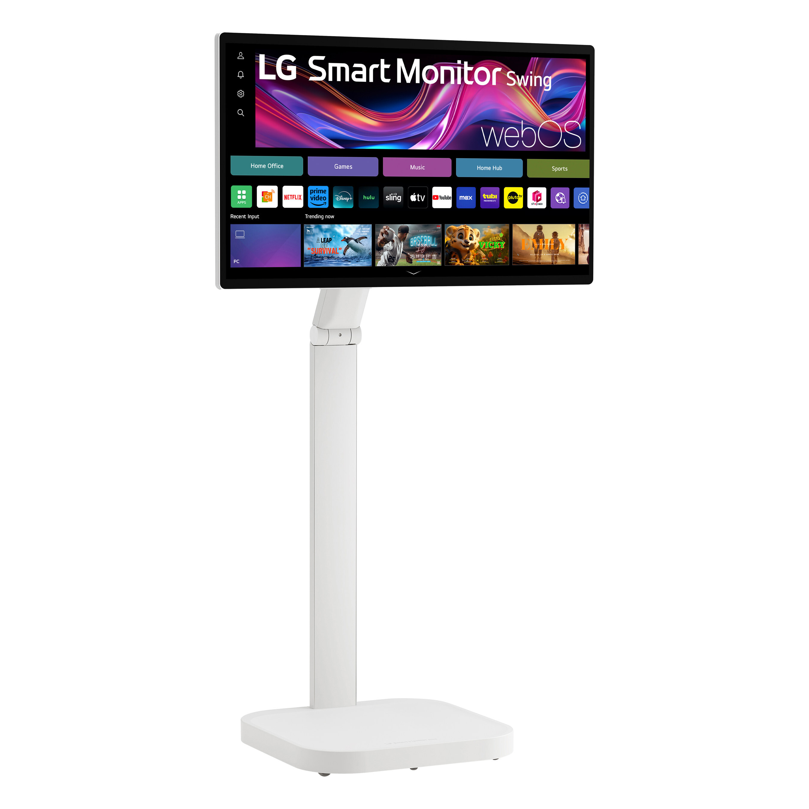 Le Smart Monitor Swing de LG avec écran UHD et WebOS 24 en vente aux ...