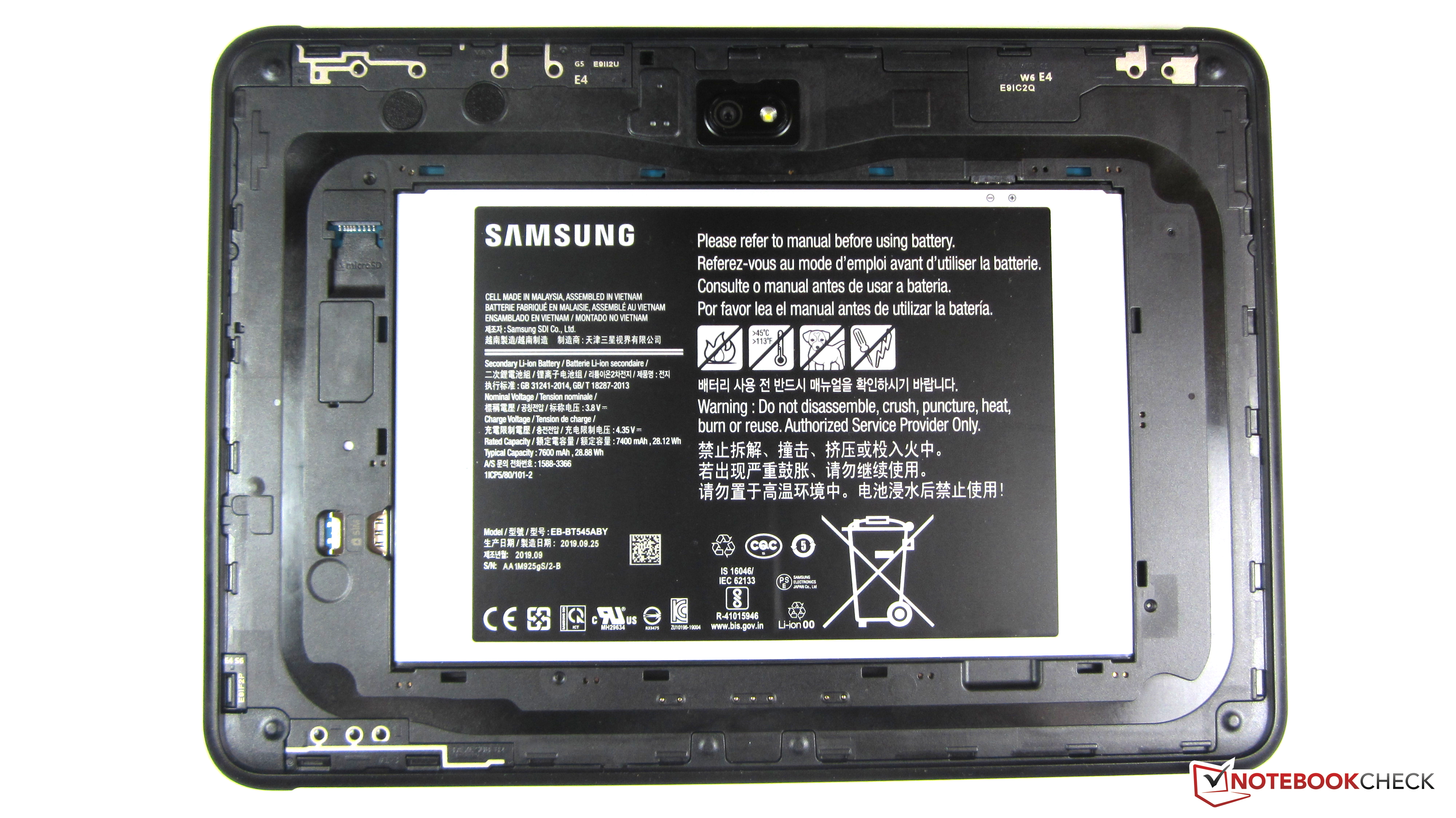 Test de la Samsung Galaxy Tab Active Pro (LTE, SM-T545) : une tablette ...