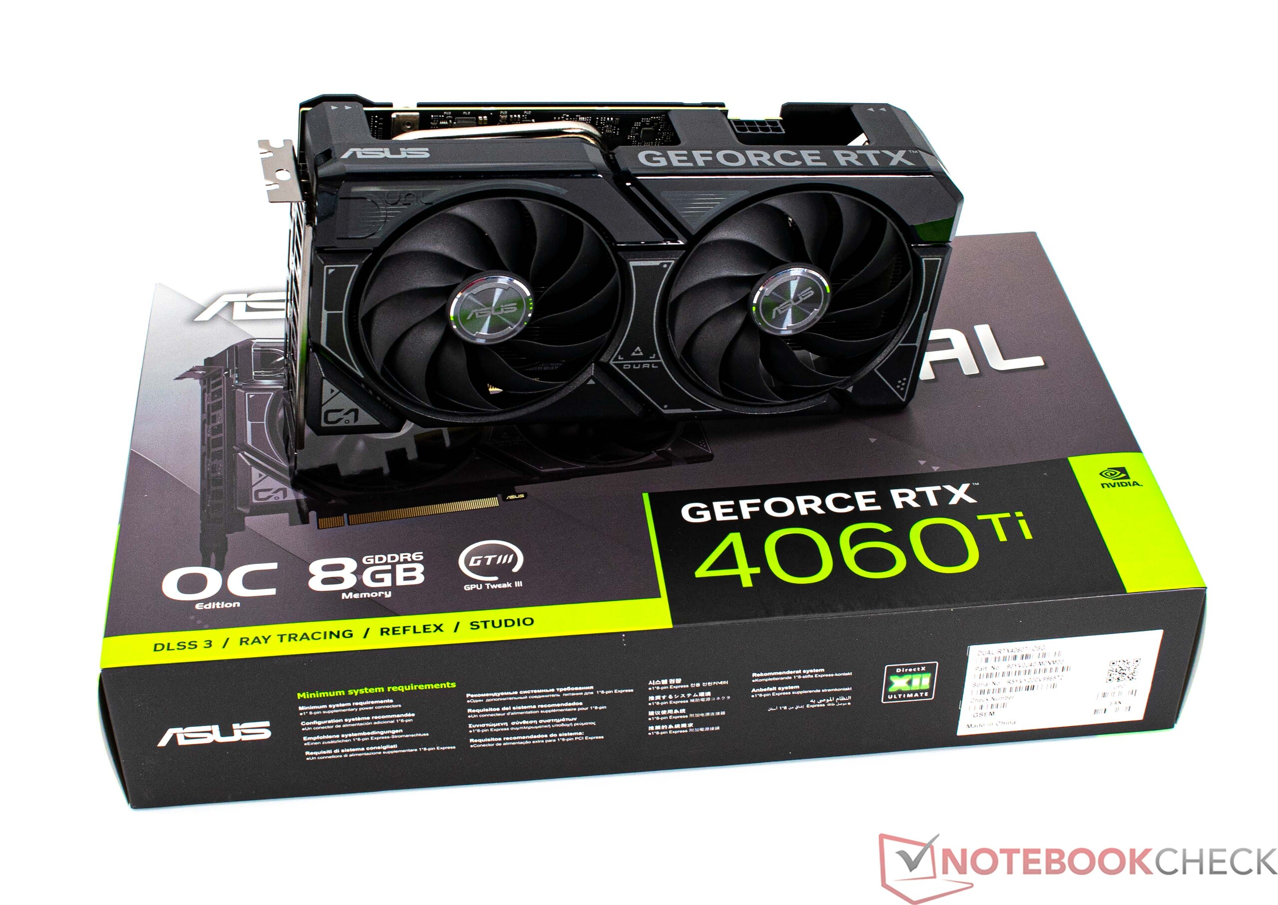 Test de l'Asus Dual GeForce RTX 4060 Ti OC : GPU compact et frugal pour ...
