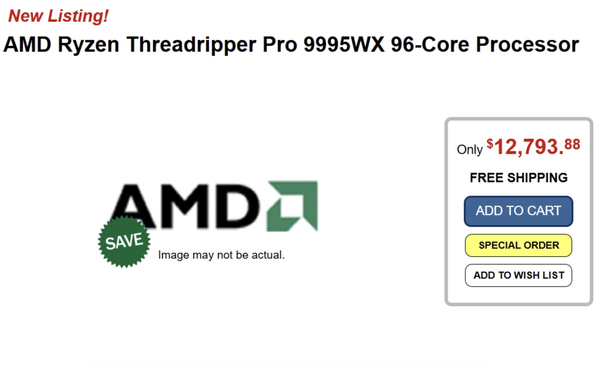 AMD Ryzen Threadripper 9995WX à 96 cœurs arrive sur Geekbench avec des ...